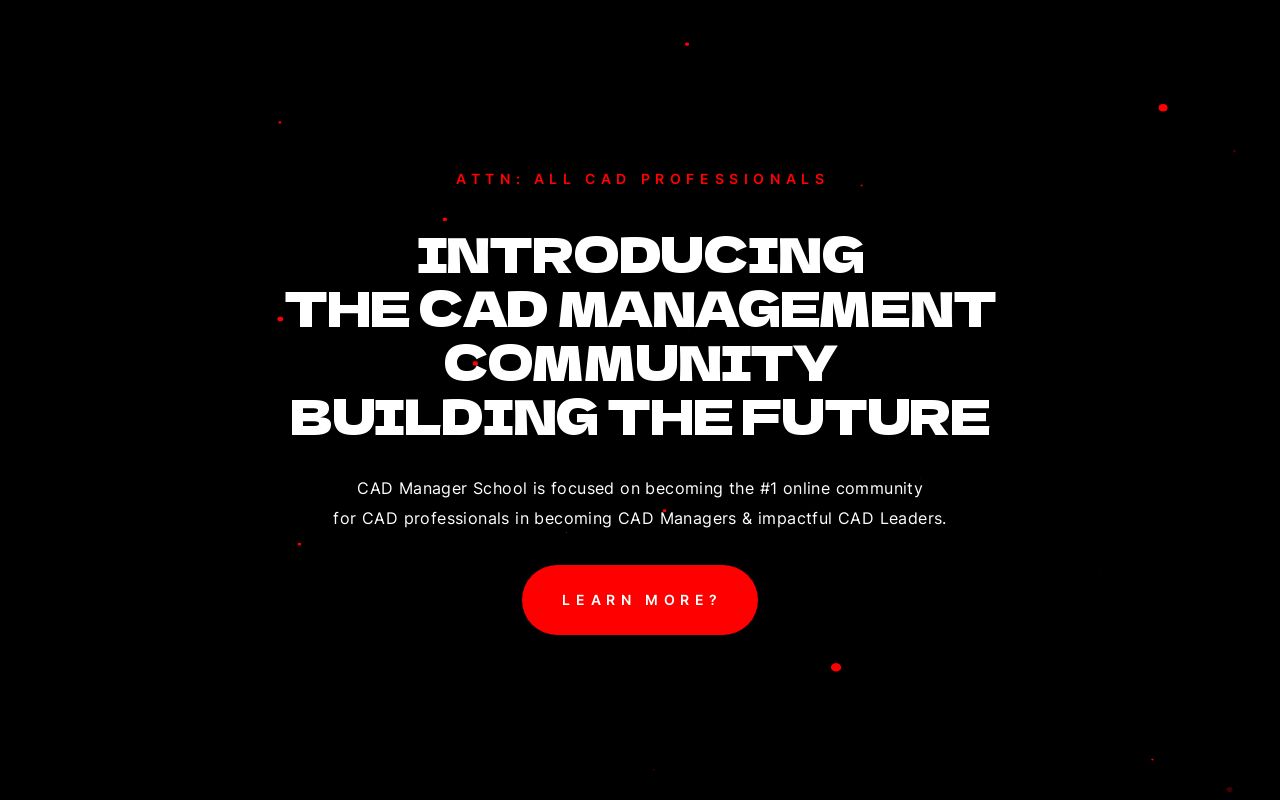 CAD Manager School